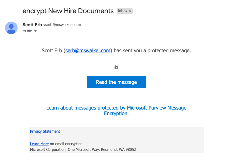 How to Send Encrypted Email – M.S. Walker Inc.
